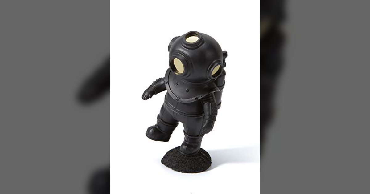 Unique Gift Idea: Antique Deep Sea Diver Statue