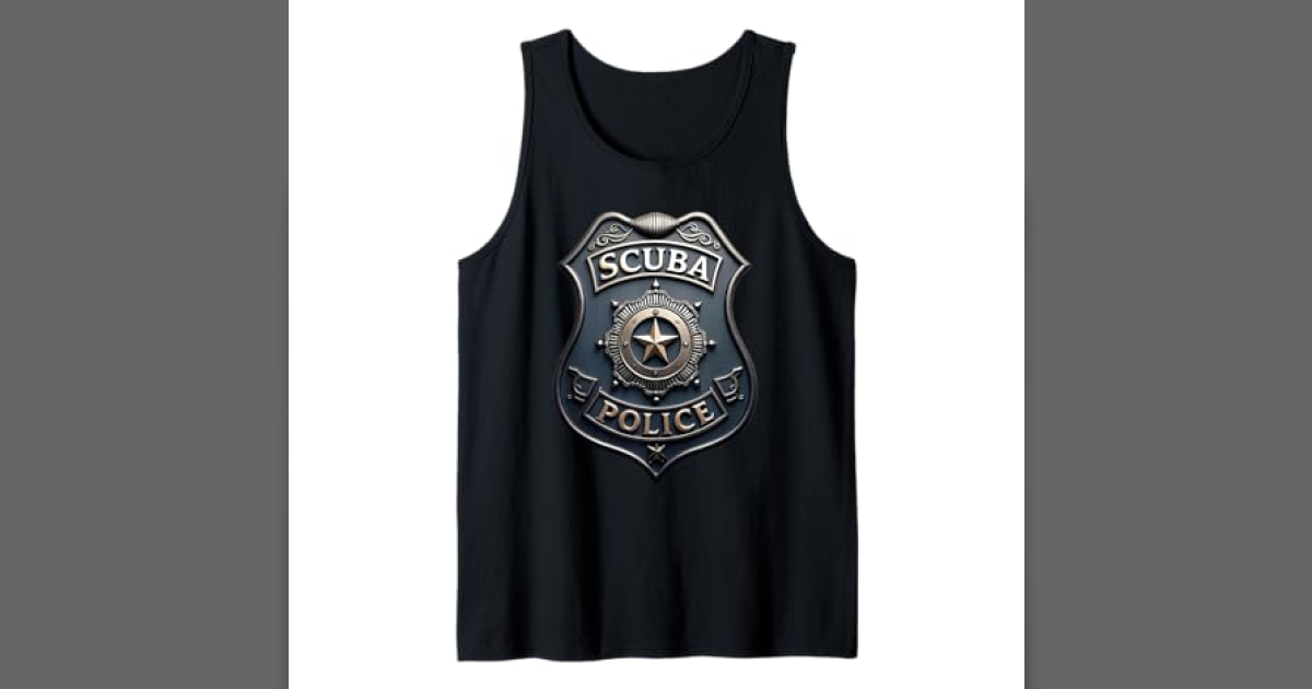The Ultimate Style for the Dive Enthusiast: Scuba Police Tank Top